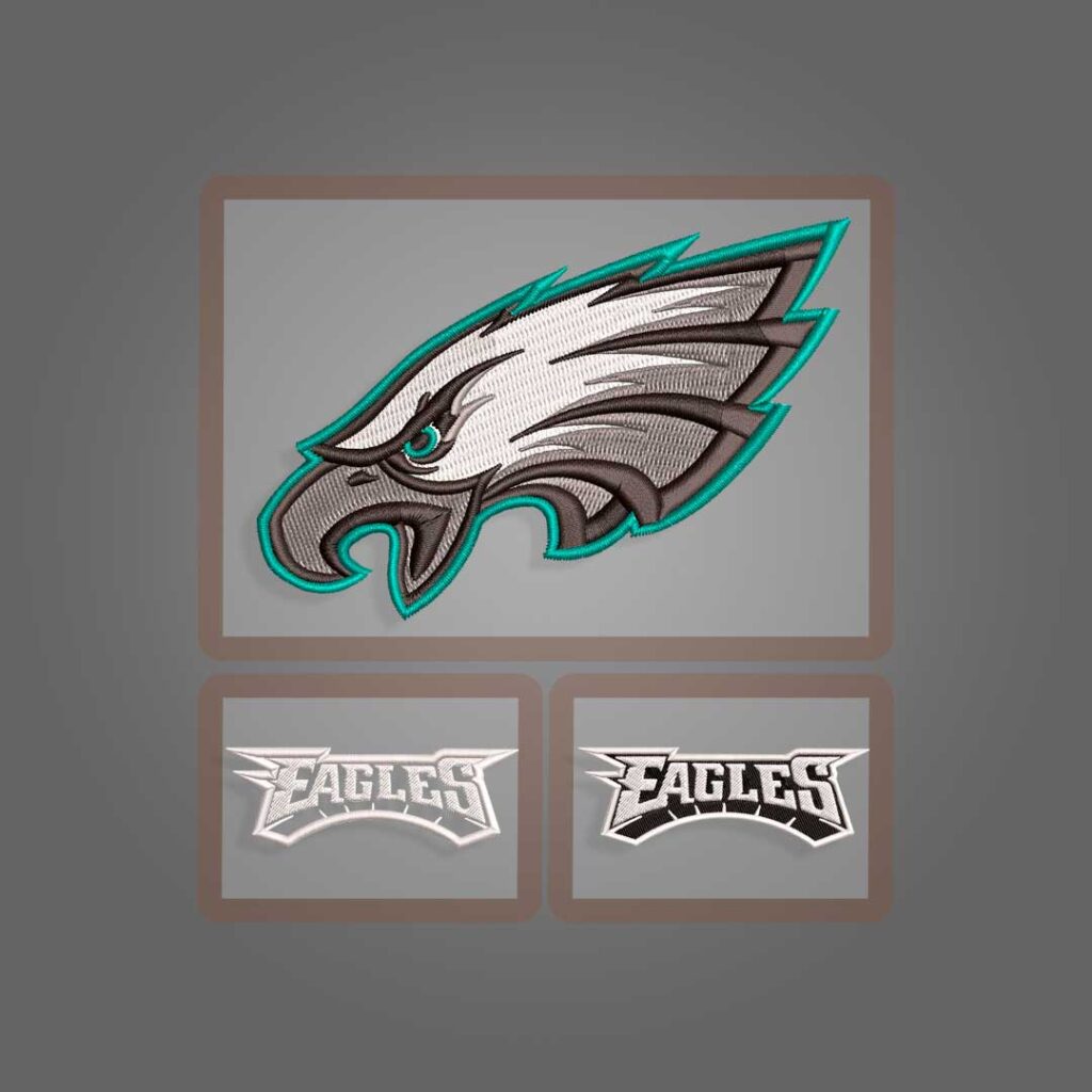 Philadelphia Eagles Embroidery design files