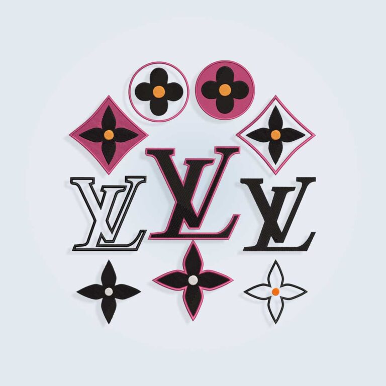 Louis Vuitton Embroidery design and applique files