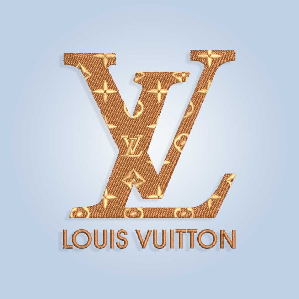 Louis Vuitton Embroidery design files for machine embroidery