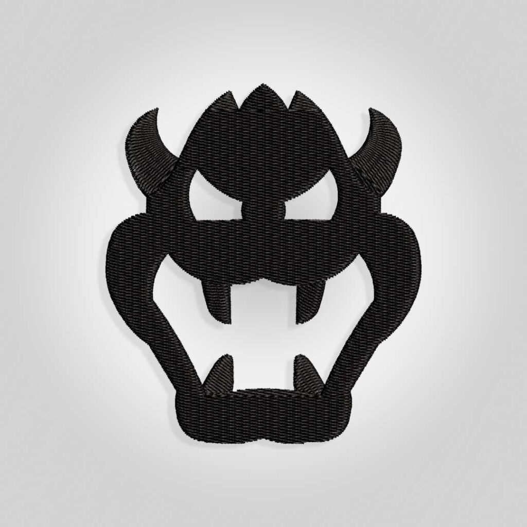 Dragon Bowser Embroidery design files for embroidery machine