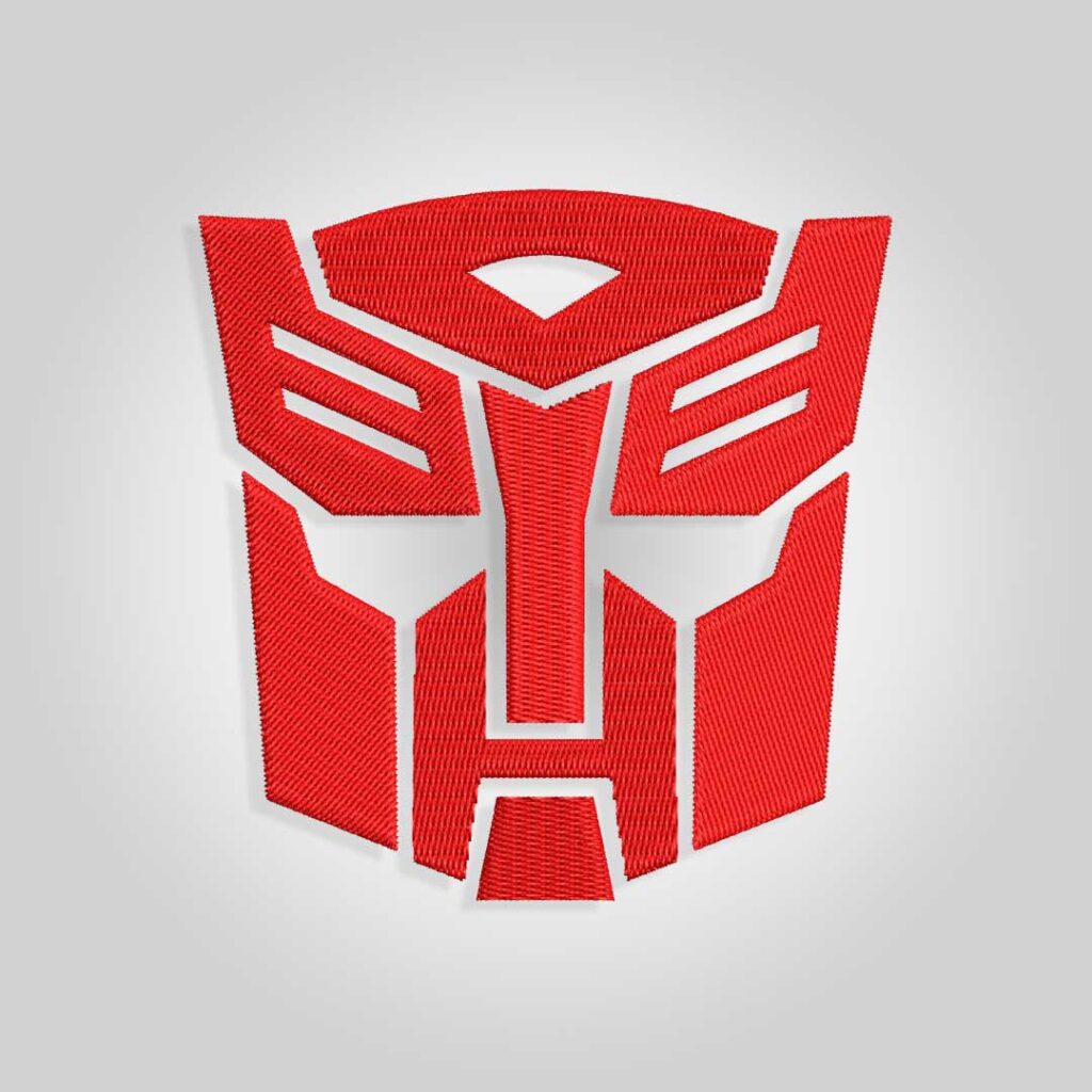 Transformers Autobots logo Embroidery design files