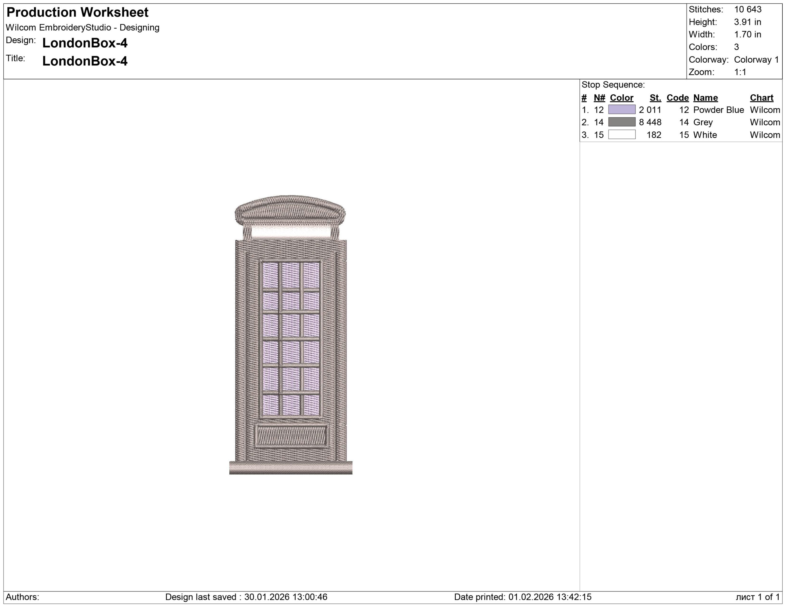 London box embroidery design files for machine embroidery